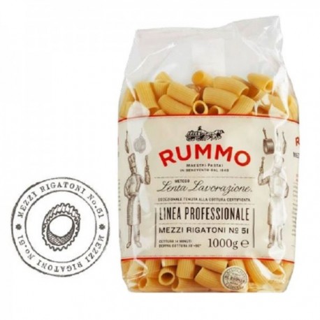 RUMMO Mezzi Rigatoni n 51 - 1Kg Pack - Rummo