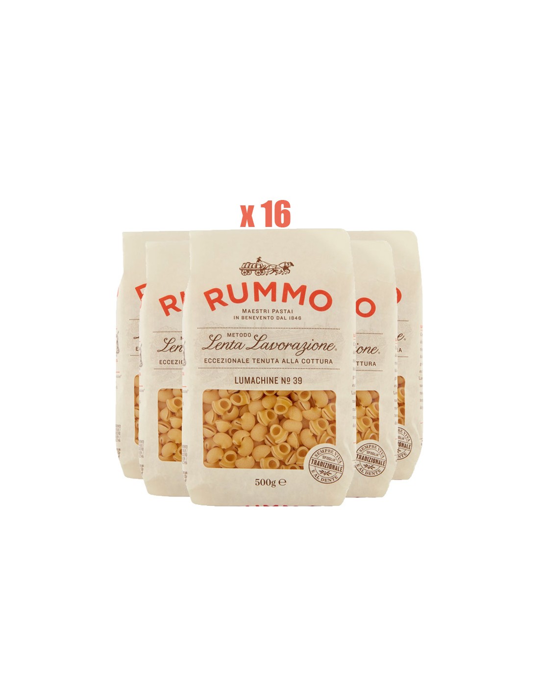 RUMMO Lumachine n 39 - 500gr package - Rummo