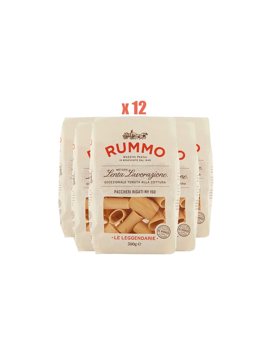 RUMMO Paccheri Rigati n 150 - 500gr package - Rummo